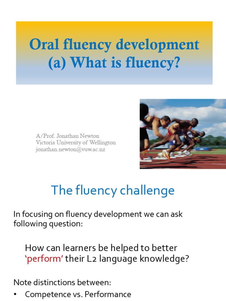 510 Fluency Part 1 - What Is Fluency | PDF | Fluency | Knowledge