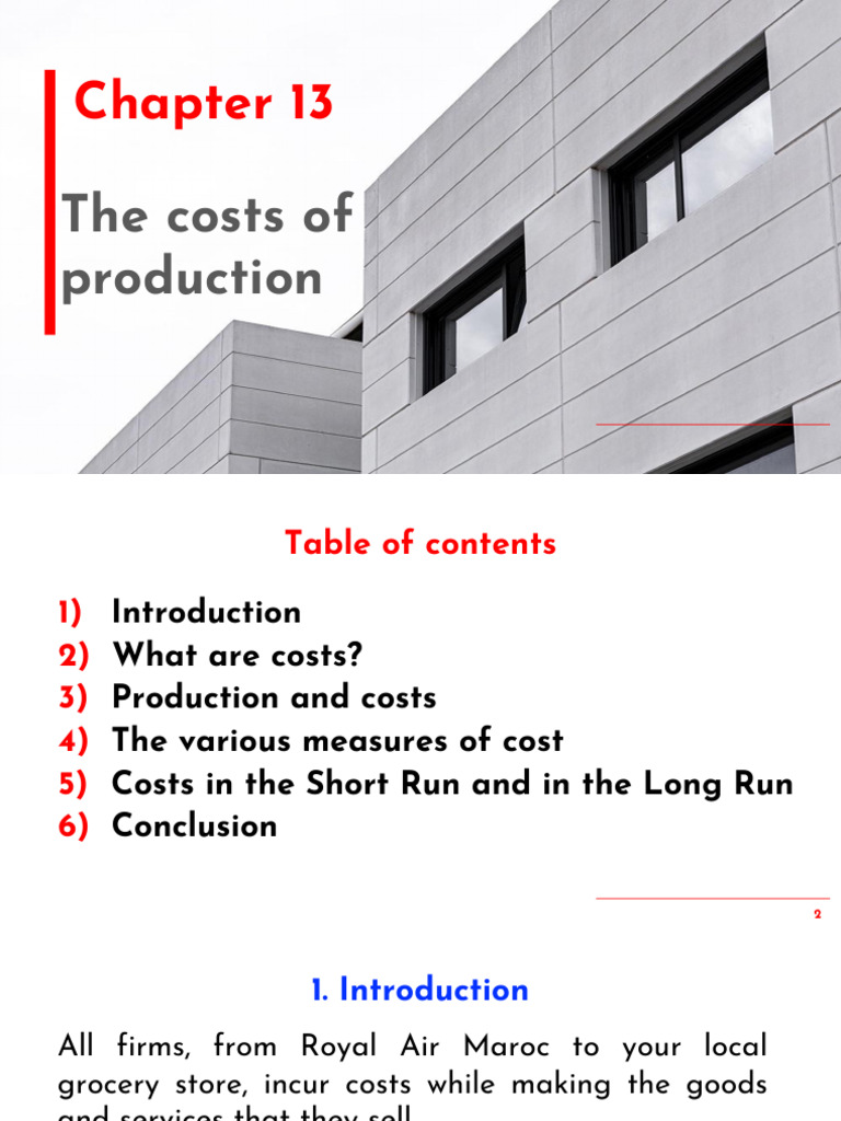 Chapter 13 - Costs of Production 2 | PDF | Profit (Economics ...