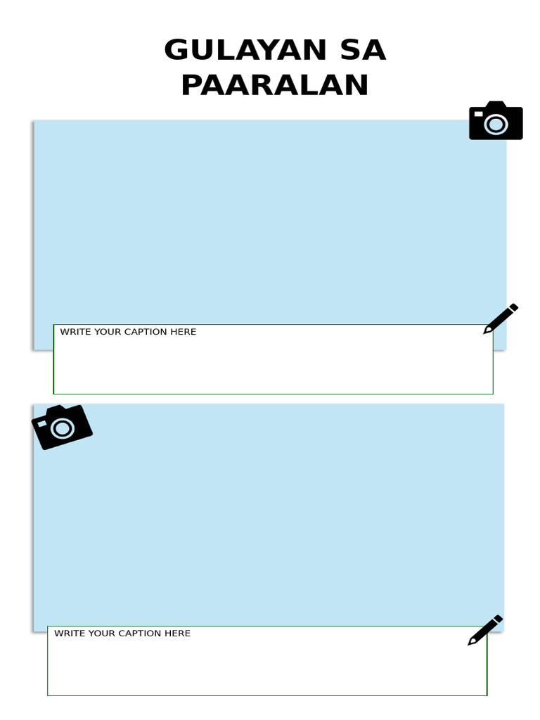 Mov Pictures With Captions Template | PDF