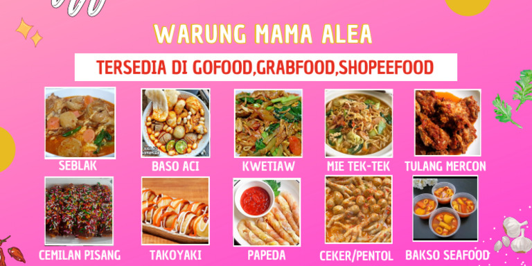 Merah Dan Putih Modern Menu Warung Banner - 20250613 - 015252 - 0000 | PDF