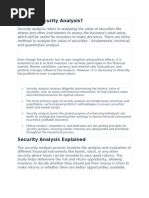 Security Analysis - Benjamim Graham - David Dodd (1934) | PDF