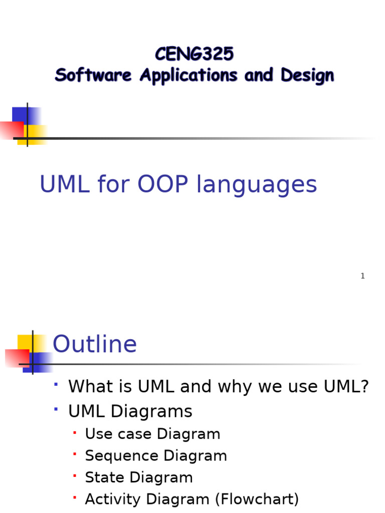 CENG325 6 UML Diagrams-Part3 | PDF | Class (Computer Programming) | Use Case