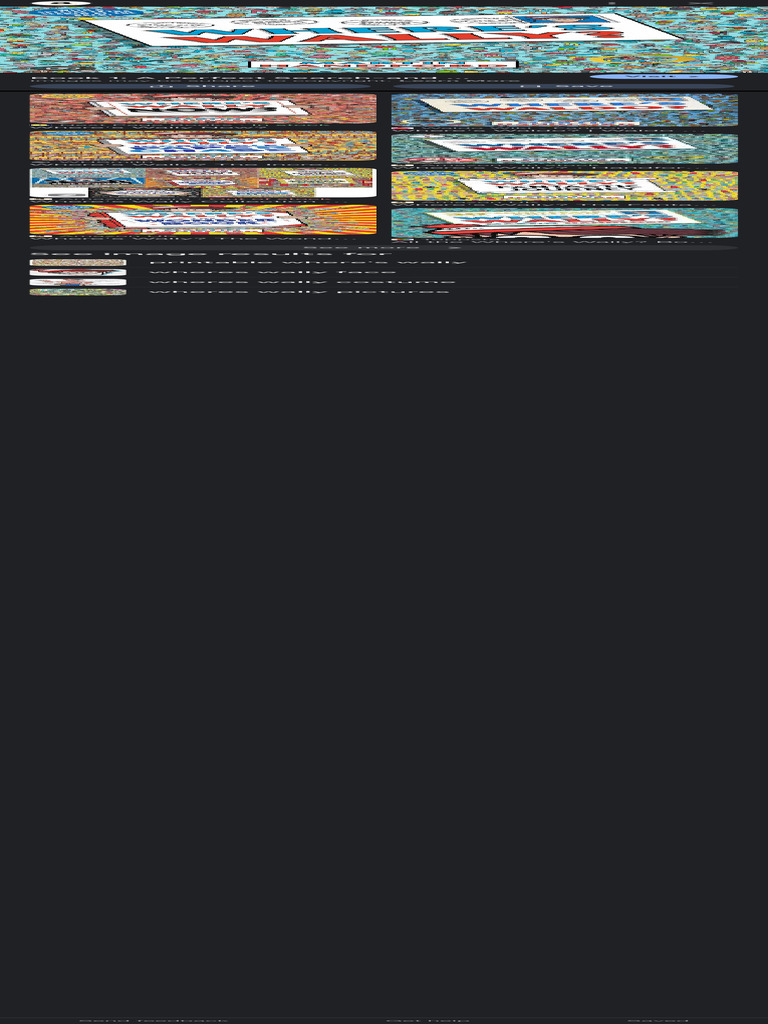Wheres Wally - Google Search | PDF