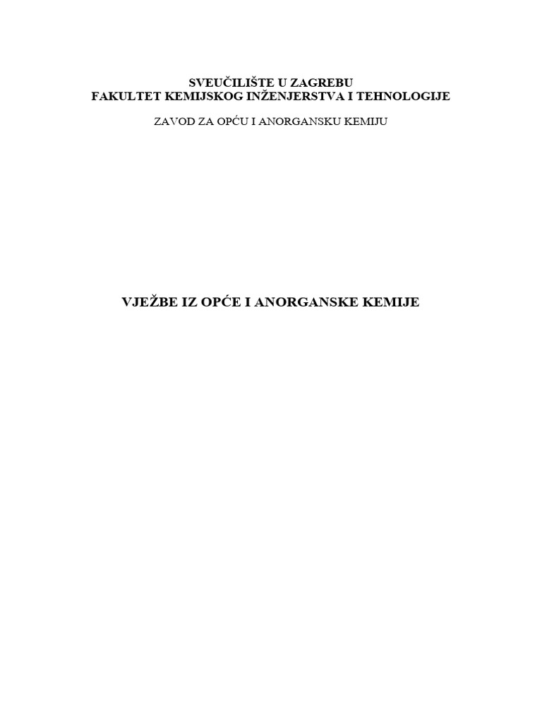 Skripta Vjezbe ZOAK | PDF