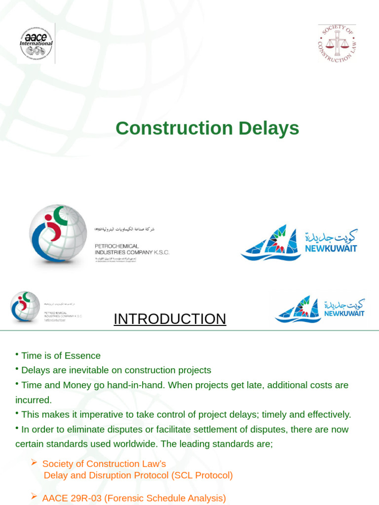 Understanding Construction Delay Types | PDF