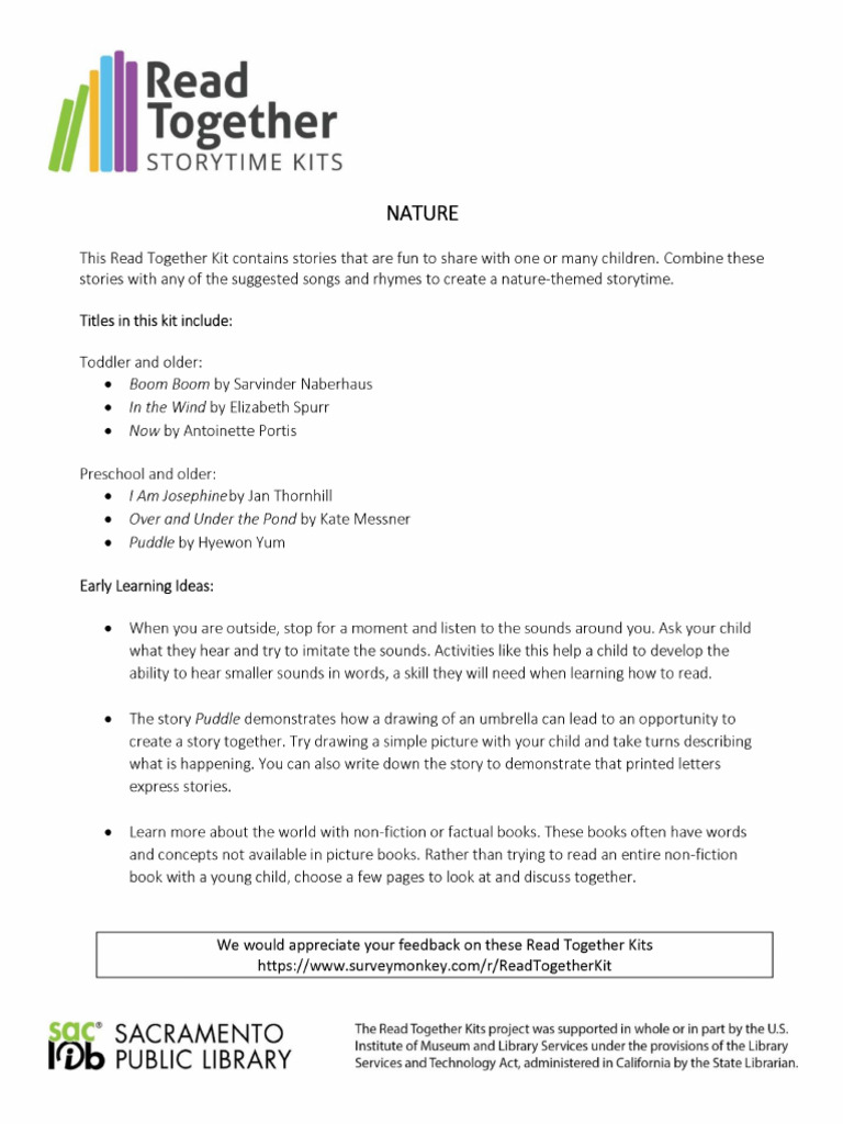 Nature-Themed Storytime Kit | PDF