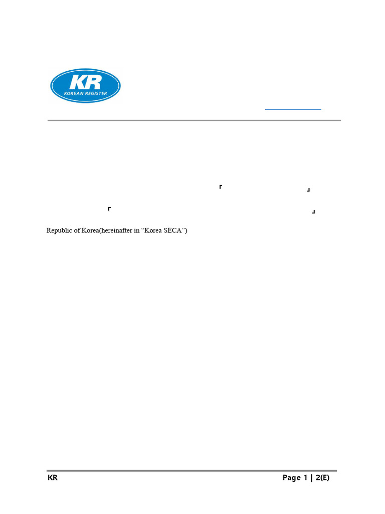 Korea SOx Emission Control Area Guidelines | PDF | Fuel Oil | Exhaust Gas