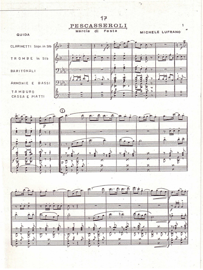 Pescasseroli - Lufrano Partitura | PDF