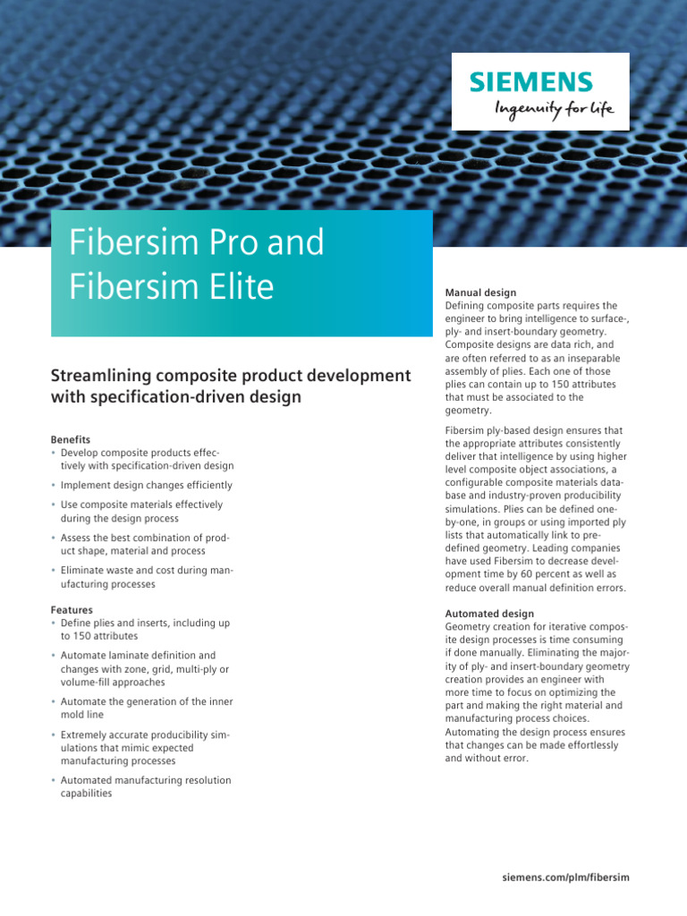 Fibersim Software for Composite Design | PDF