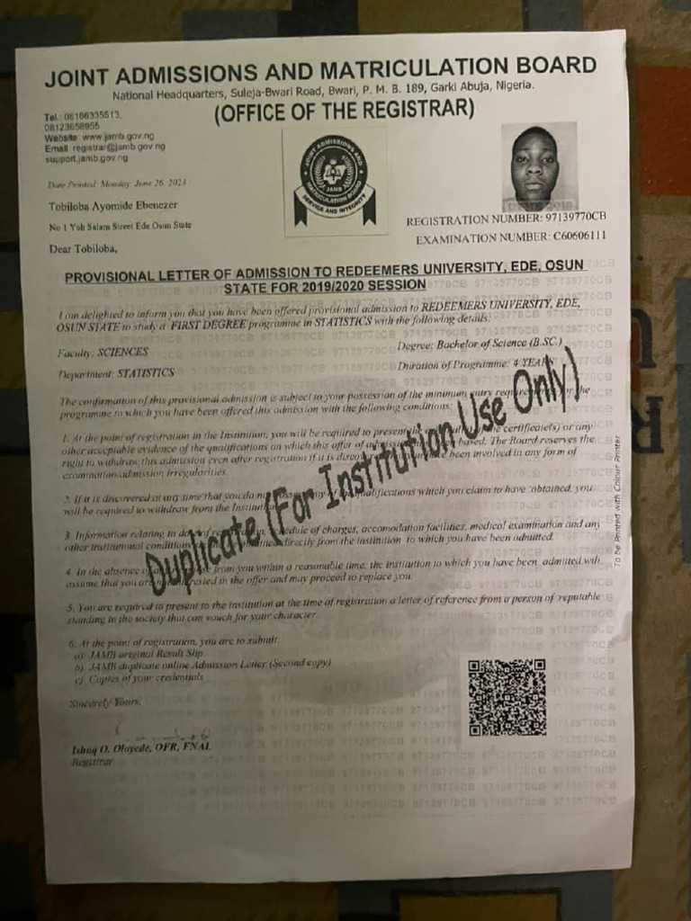 Tobi Credentials | PDF