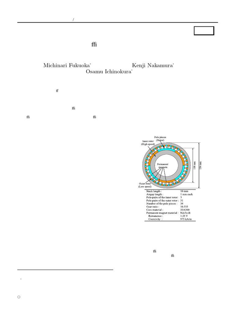 Efficiency Enhancement of Magnetic Gear | PDF | Gear | Torque