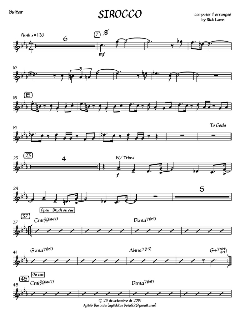 Sirocco - Guitar | PDF