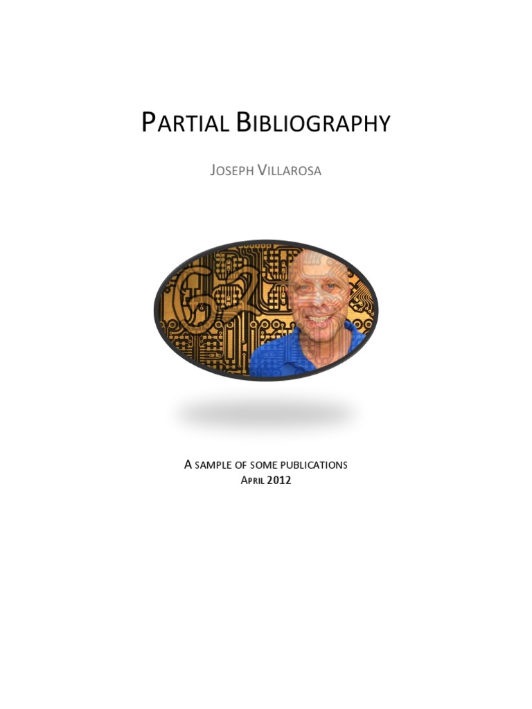 Joseph Villarosa - Partial Bibliography | PDF | Computing | Digital Technology