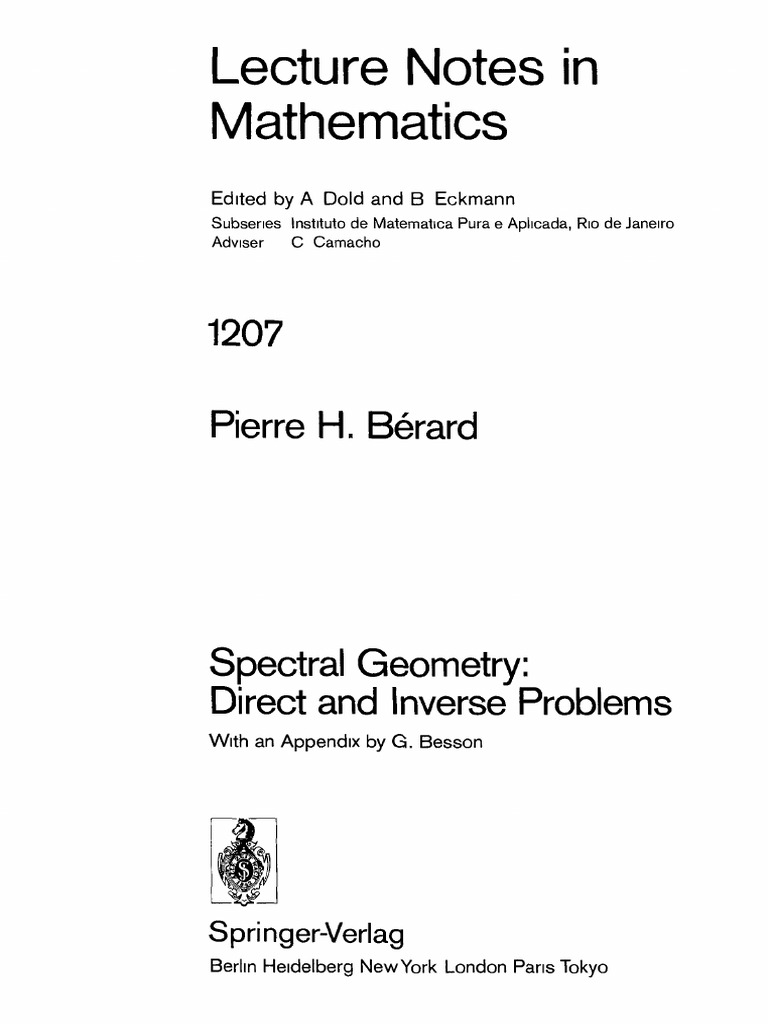 Spectral Geometry | PDF