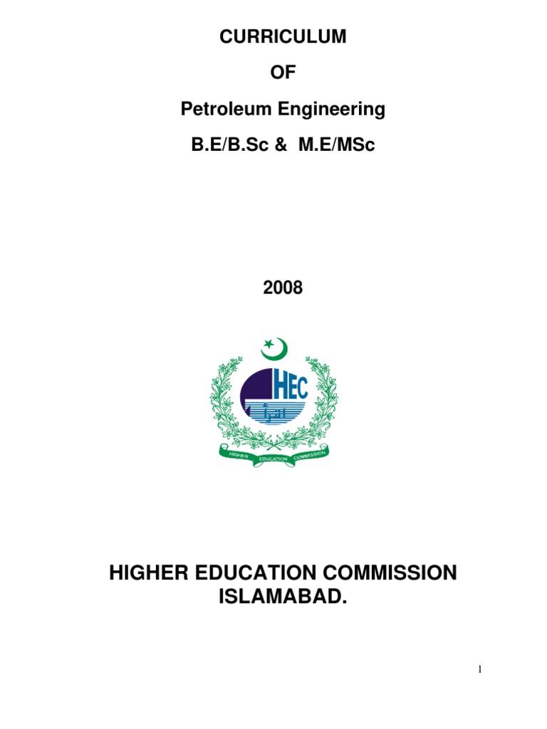 Petroleum Engineering Curriculum Overview | PDF | Differential Calculus ...