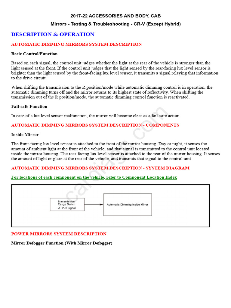 Troubleshooting Lil Hybrid Mirrors | PDF | Electrical Connector | Switch