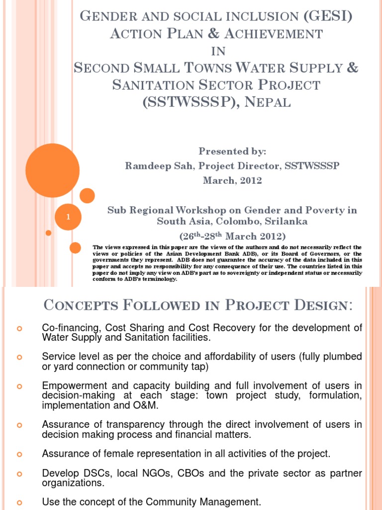Nepal Gender and Social Inclusion (GESI) Action Plan & Achievement in ...