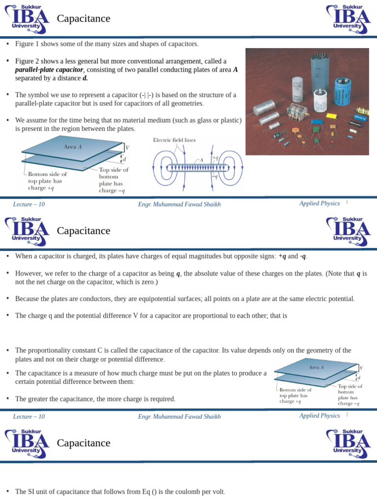 Capacitance Coulombs Law | PDF | Capacitance | Capacitor