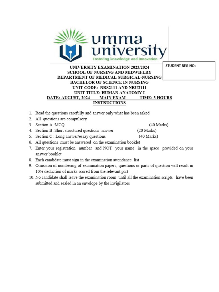 Nrs-2111 and Nru 2111-Human Anatomy | PDF | Epithelium | Skin