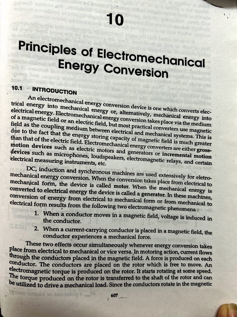Electromechanical Energy Conversion | PDF