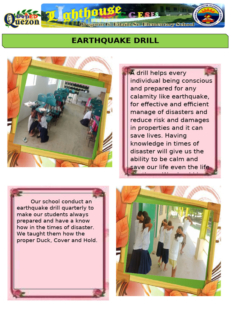 Earthquake Drill News Letter 23-24 September | PDF