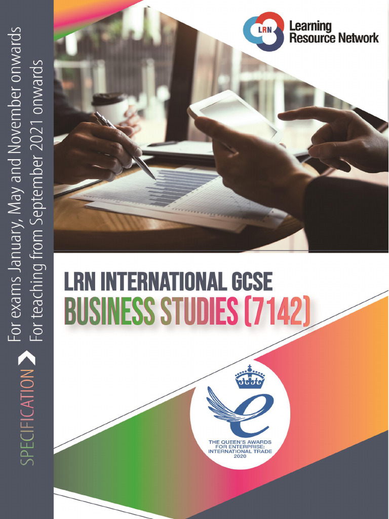LRN InternationalGCSE Business Studies | PDF | Marketing | Employment