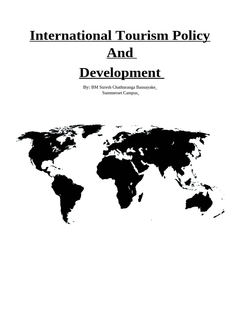International Tourism Policy and Development | PDF | Sustainability ...