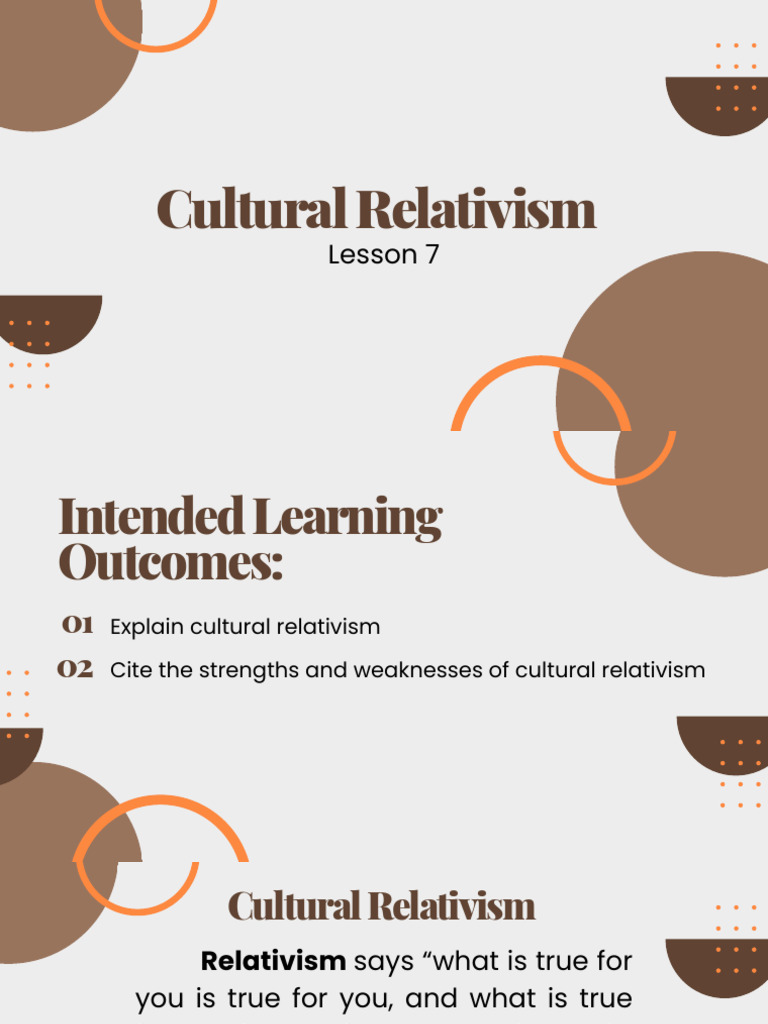 Understanding Cultural Relativism | PDF