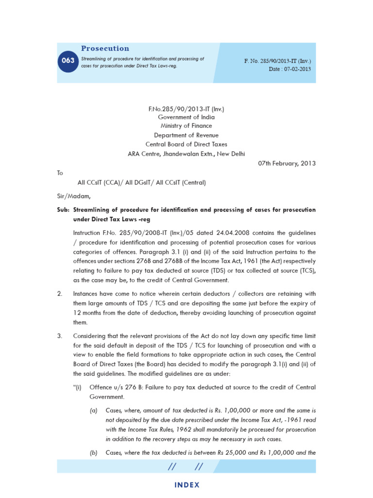 TDS Circulars 2 | PDF