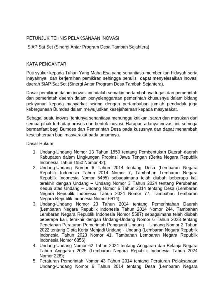 Manual Book Siap Sat | PDF