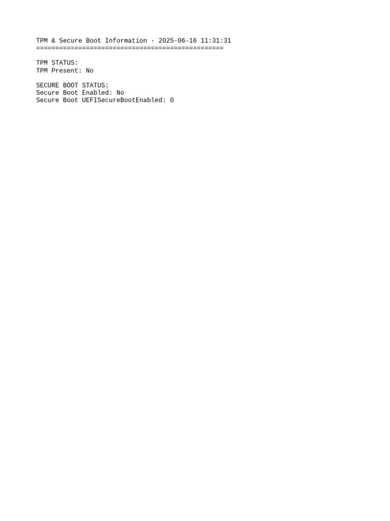 Tpm Secureboot Info Pdf 2822