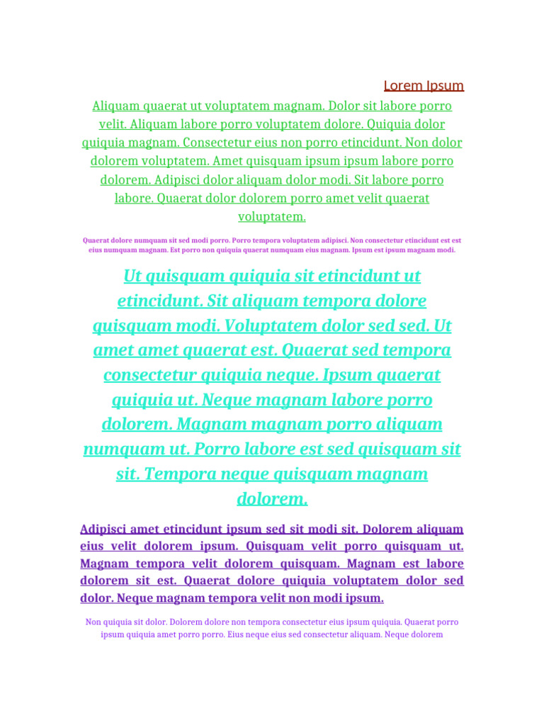 Lorem Ipsum | PDF
