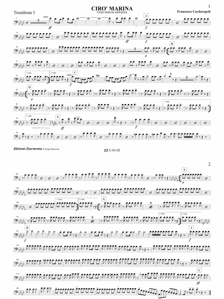 Cirò Trombone 1 | PDF