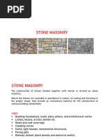 Types of Rubble Masonry Techniques | PDF | Masonry | Mortar (Masonry)