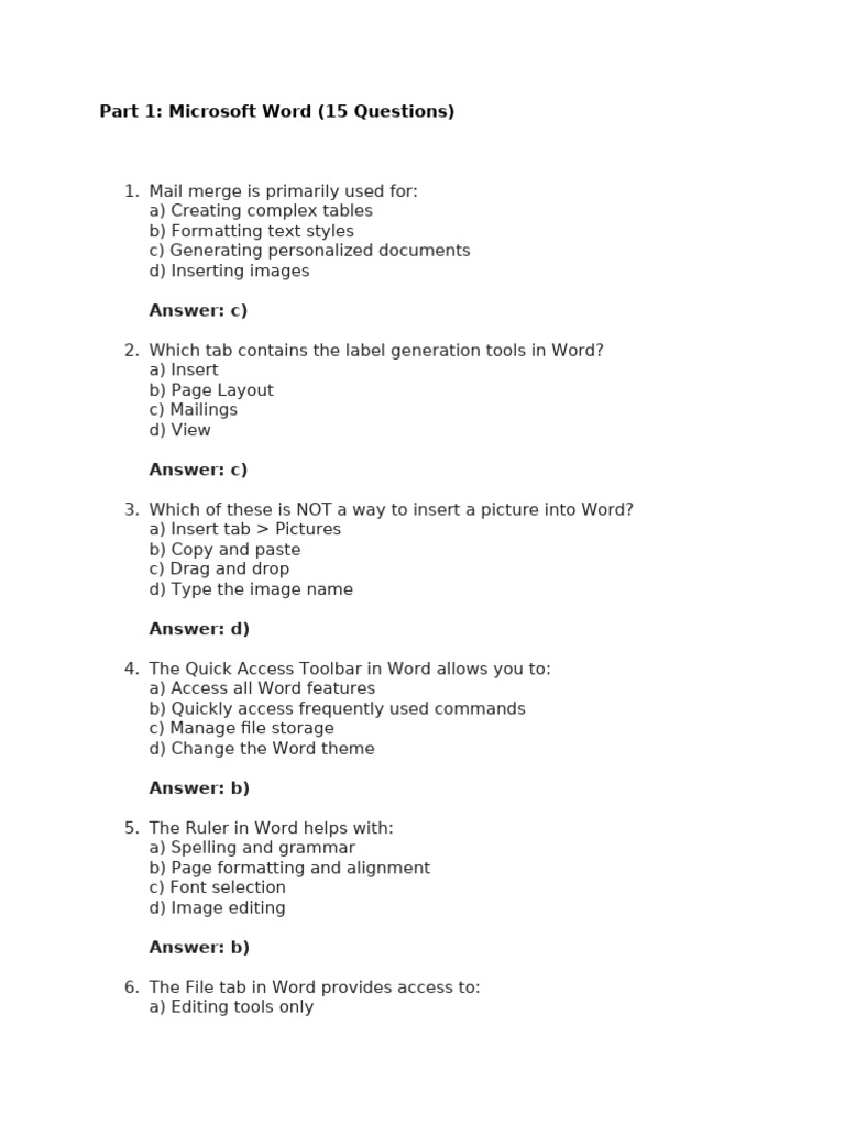 Summative Exam Emtech 4th Quarter-3 | PDF | Microsoft Word | Microsoft ...