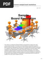 Board Resolution For Appointment of Authorised Signatory in Word Format ...