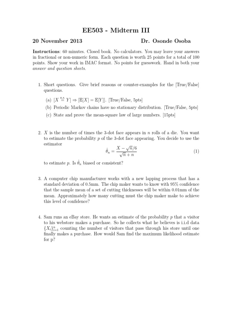 Exam III | PDF