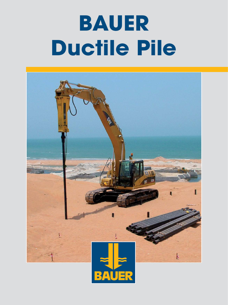 BAUER Ductile Pile Foundation System | PDF | Deep Foundation | Civil ...