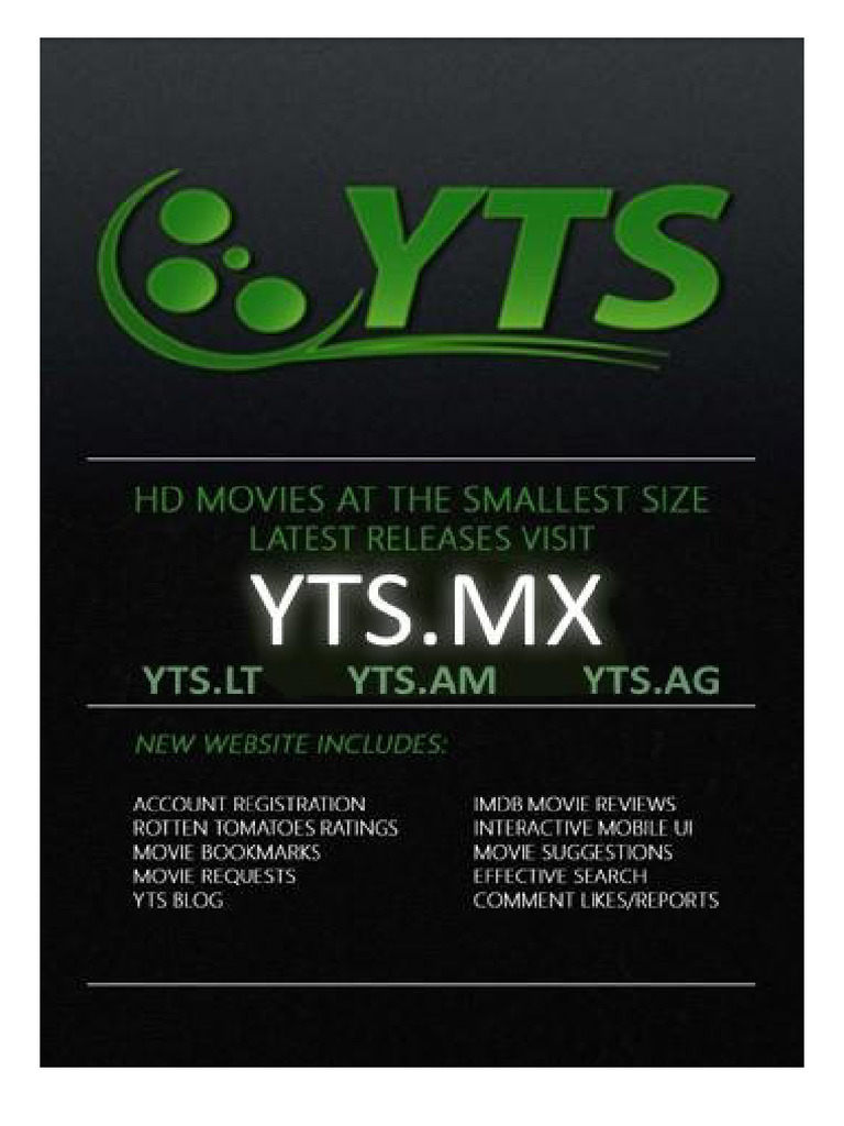 Yts Poster | PDF