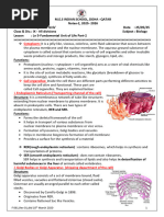 Cell Structure and Function Biology Class 11 Notes Chapter 1 | PDF ...