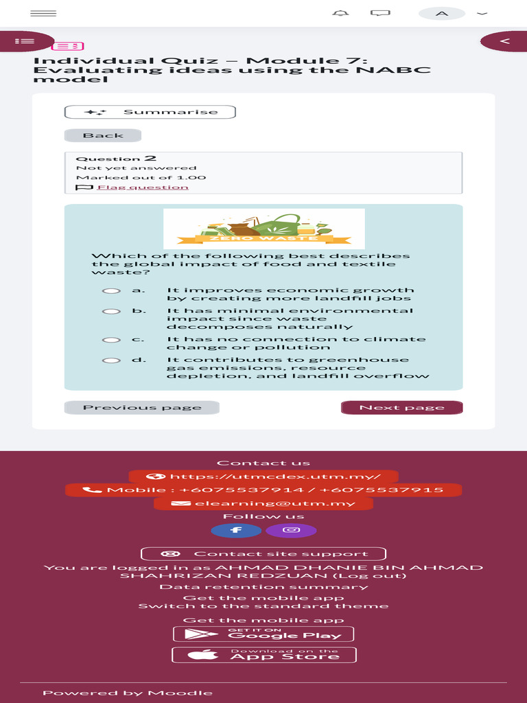 Ideas Using The NA) Elearning@UTM24252 | PDF