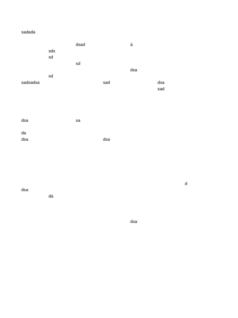 Sadada Dsad Á Sds SD SD Dsa SD Sadsadsa Sad Dsa Sad | PDF
