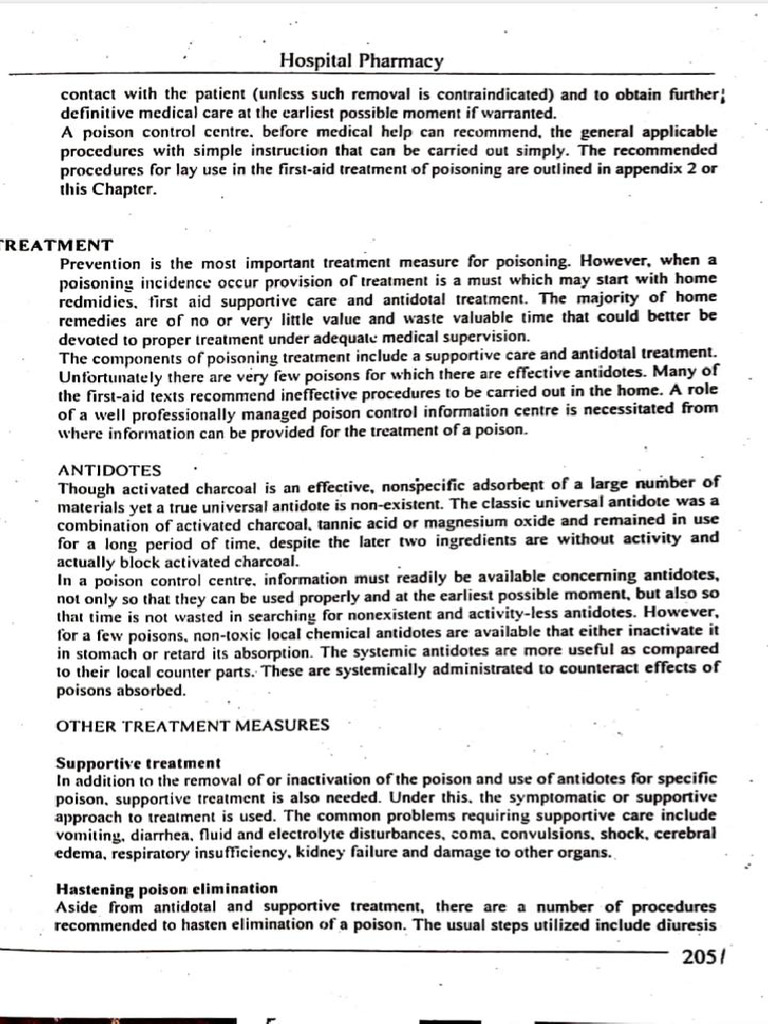 Hospital Pharmacy Notes | PDF