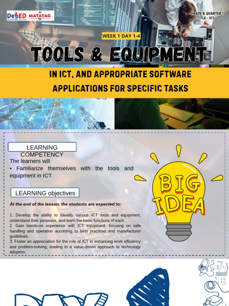 q1 8 Ict Wk1 Ict Editable | PDF | Application Software | Software