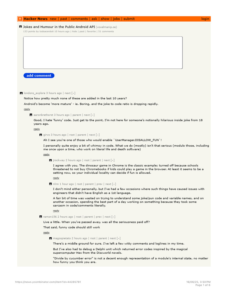 Humor in Android API Documentation | PDF | Star Trek: The Next ...