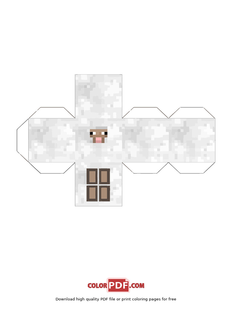 Minecraft Sheep (Square) | PDF