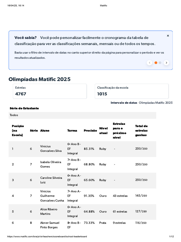 Matific PLACARES | PDF
