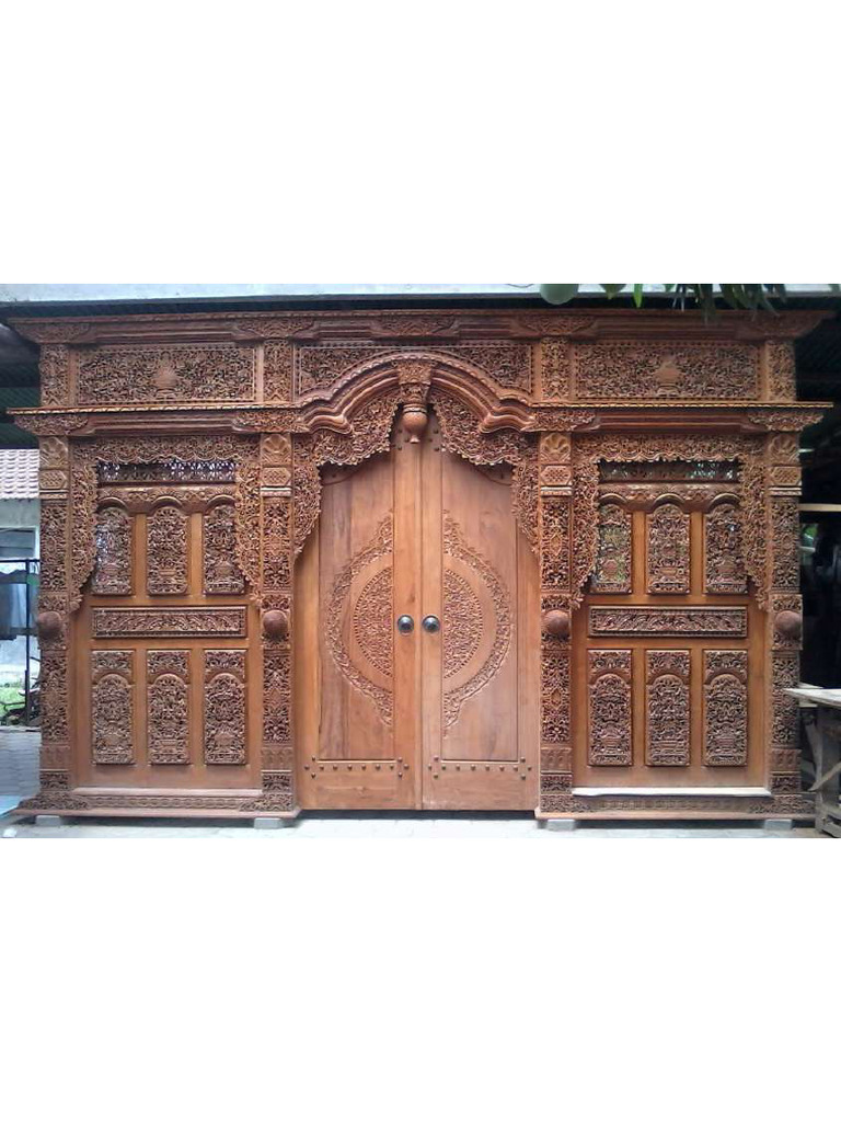 Gebyok Kayu Jati Full Ukir | PDF