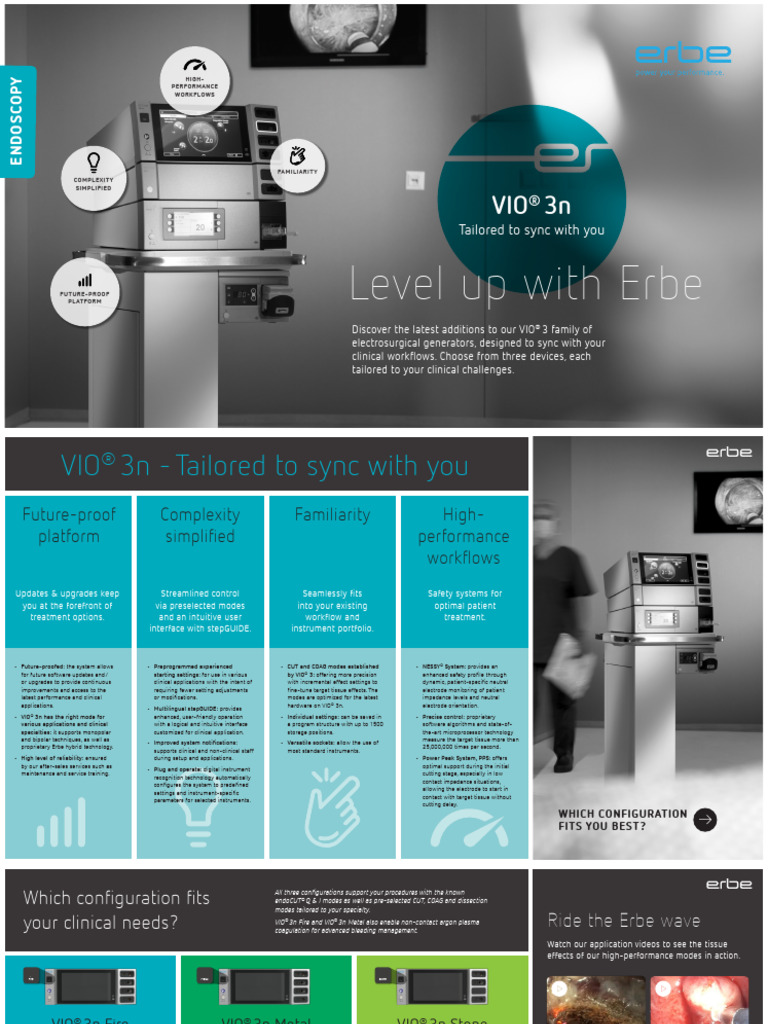 Erbe VIO3n For Endos | PDF | Alternating Current | Electrical Engineering