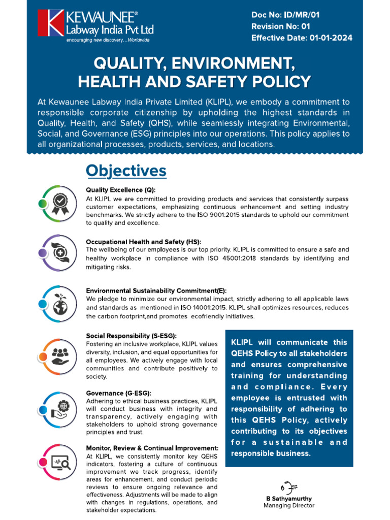 IMS Health & Safety Policy | PDF